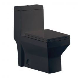 Milano Wc Model No:184 S-Trap Black 250Mm